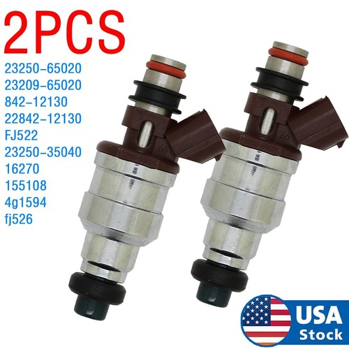 2X Fuel Injectors 23250-65020 For Toyota 4Runner Pickup 3VZE 3.0L V6 ...