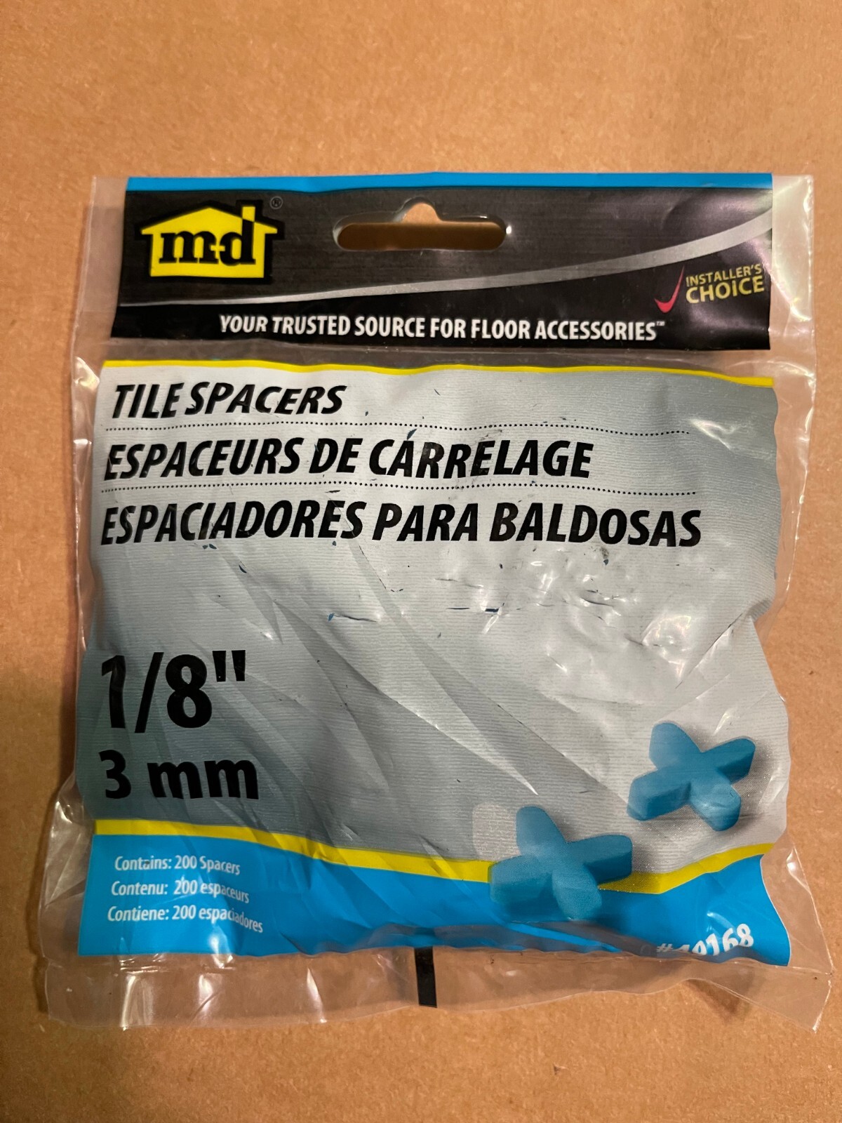 M-D Building Products #49168 1/8 Inch Tile Spacers, 200/Bag | eBay