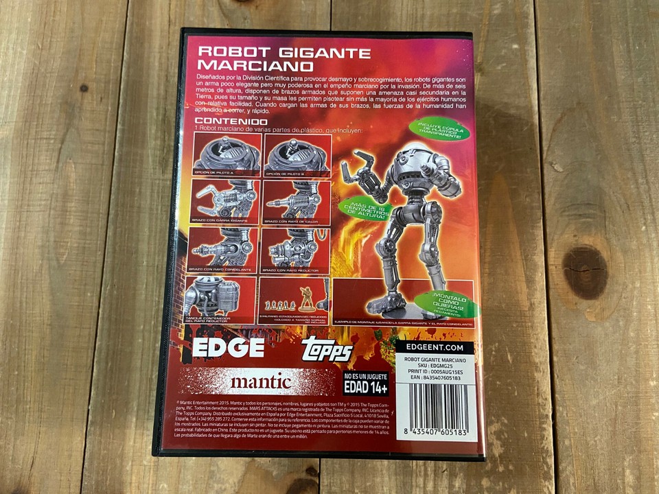 MARS ATTACKS - Giant Martian Robot - Spanish Edition EDGE - MANTIC ...