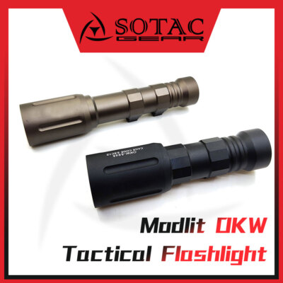 SOTAC GEAR Tactical Metal OKW LED Flashlight Short Long Scout Lighting Fit 20mm | eBay