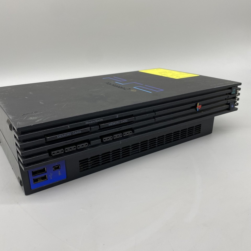 Sony PlayStation 2 PS2 Black SCPH-30001 ONLY Black -Fair | eBay