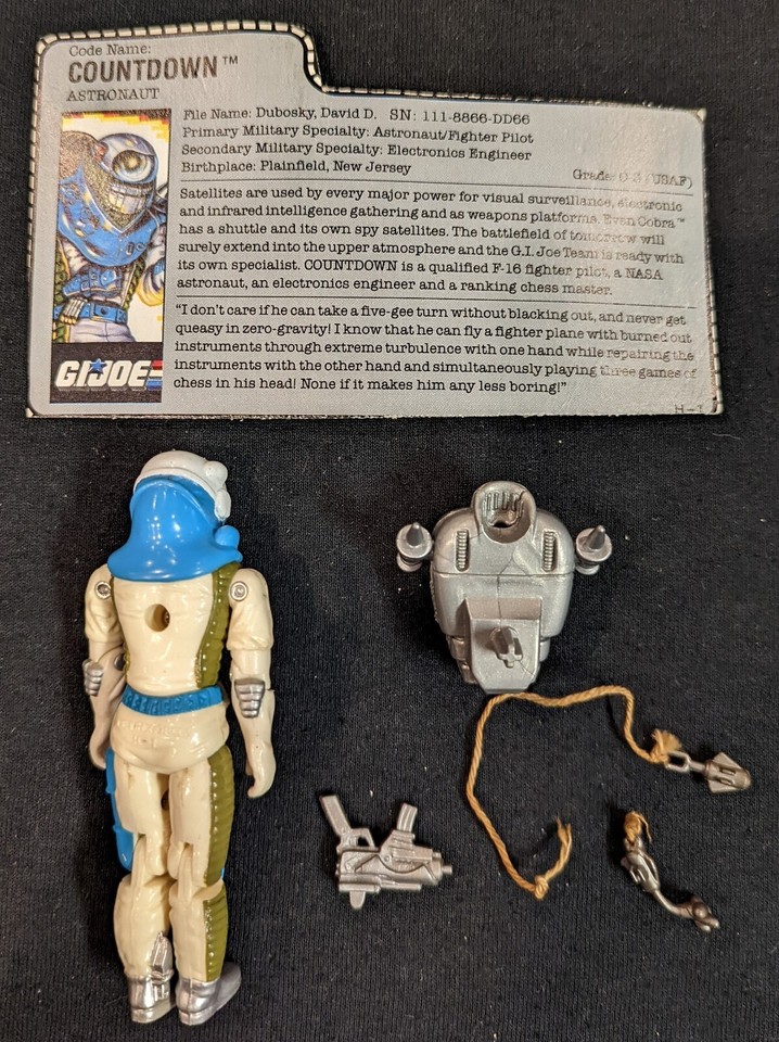 Vintage Hasbro G.I. Joe Countdown V1 1989 INCOMPLETE w/ Filecard | eBay