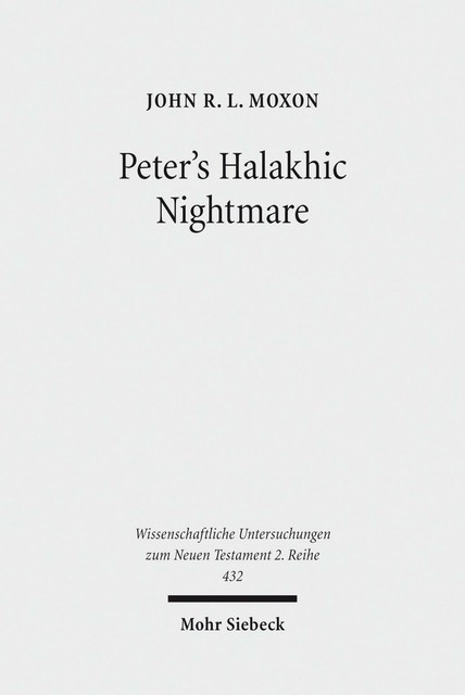 Peter's Halakhic Nightmare von John R. L. Moxon (2017, Taschenbuch ...
