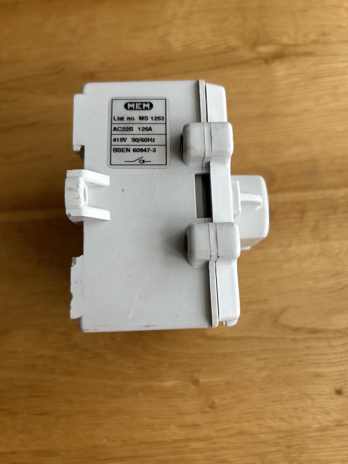 MEM Memshield 2 BMS1253 125a 125 Amp Incomer Rotary Main Switch ...