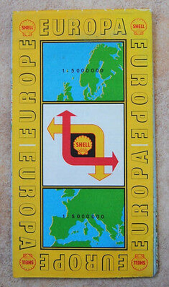 Card / Plan Shell Europe/Europa To 1:5 000 | eBay Australia
