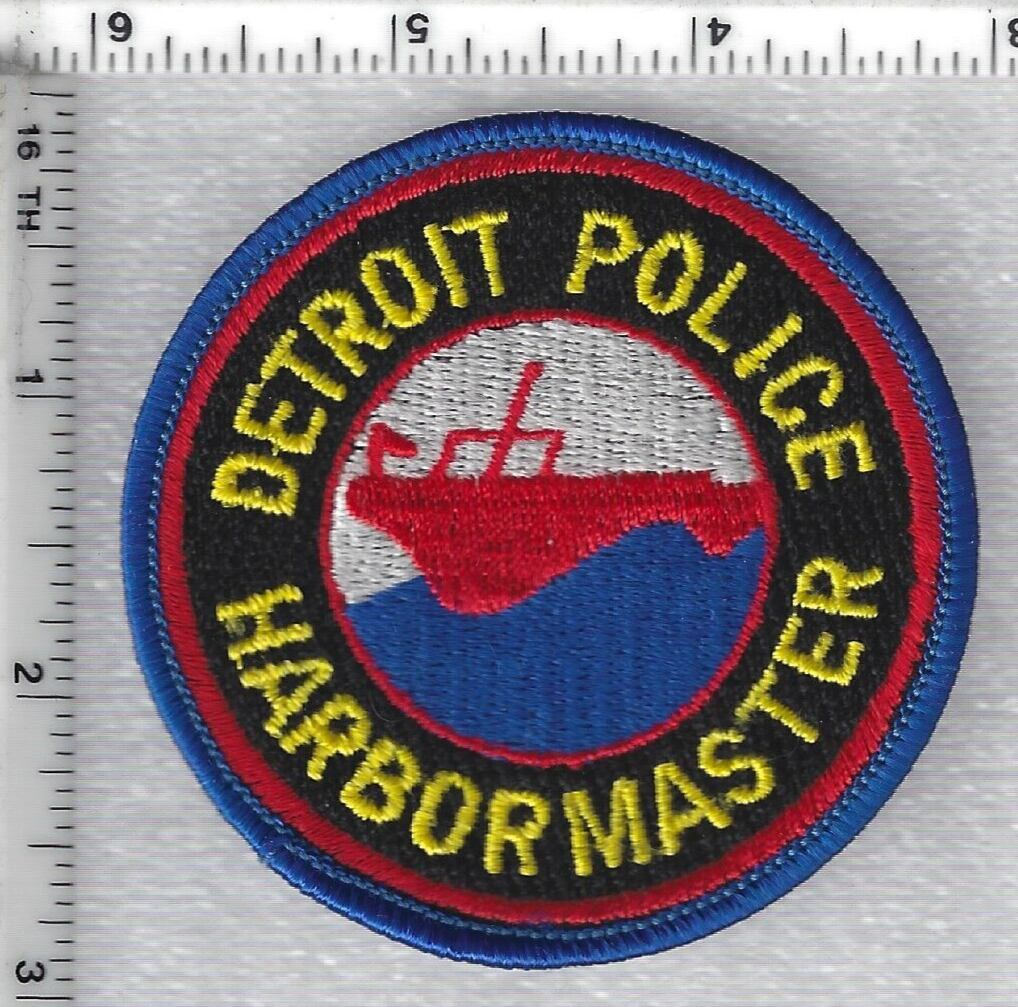 Detroit Police (Michigan) Harbormaster Shoulder Patch - new 1980's | eBay