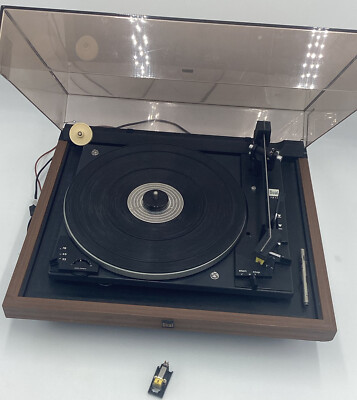 DUAL 1212 RECORD PLAYER w/CS504 BASE (STANTON 505 D-Sx + ORTOFON FF 15 ...