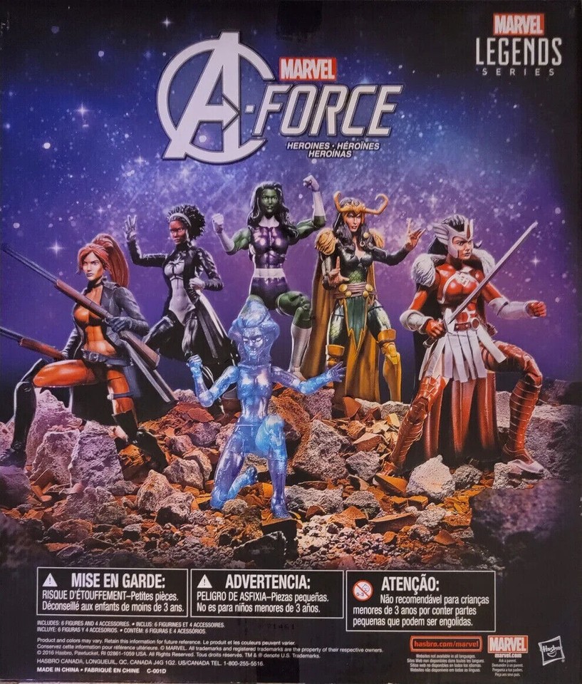 MARVEL LEGENDS A-FORCE box set TOYs-R-US EXCLUSIVE HEROINES | eBay
