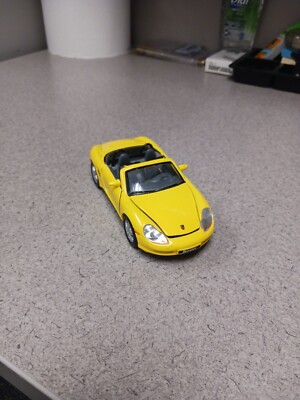 1996 Porsche Boxster Yellow SS 5733 Model Car 1/30. Pull Back Model ...