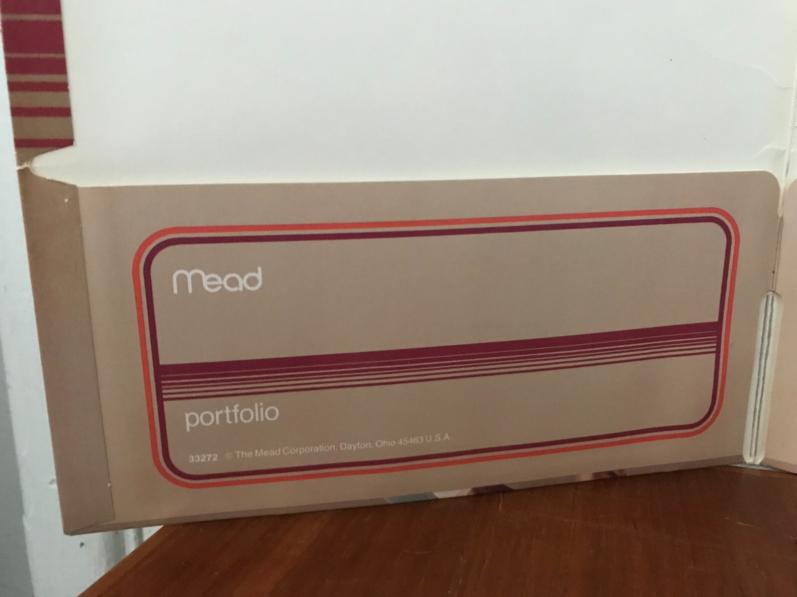 Vtg Mead Portfolio 33272 Sports Basketball Football Baseball Pocket ...