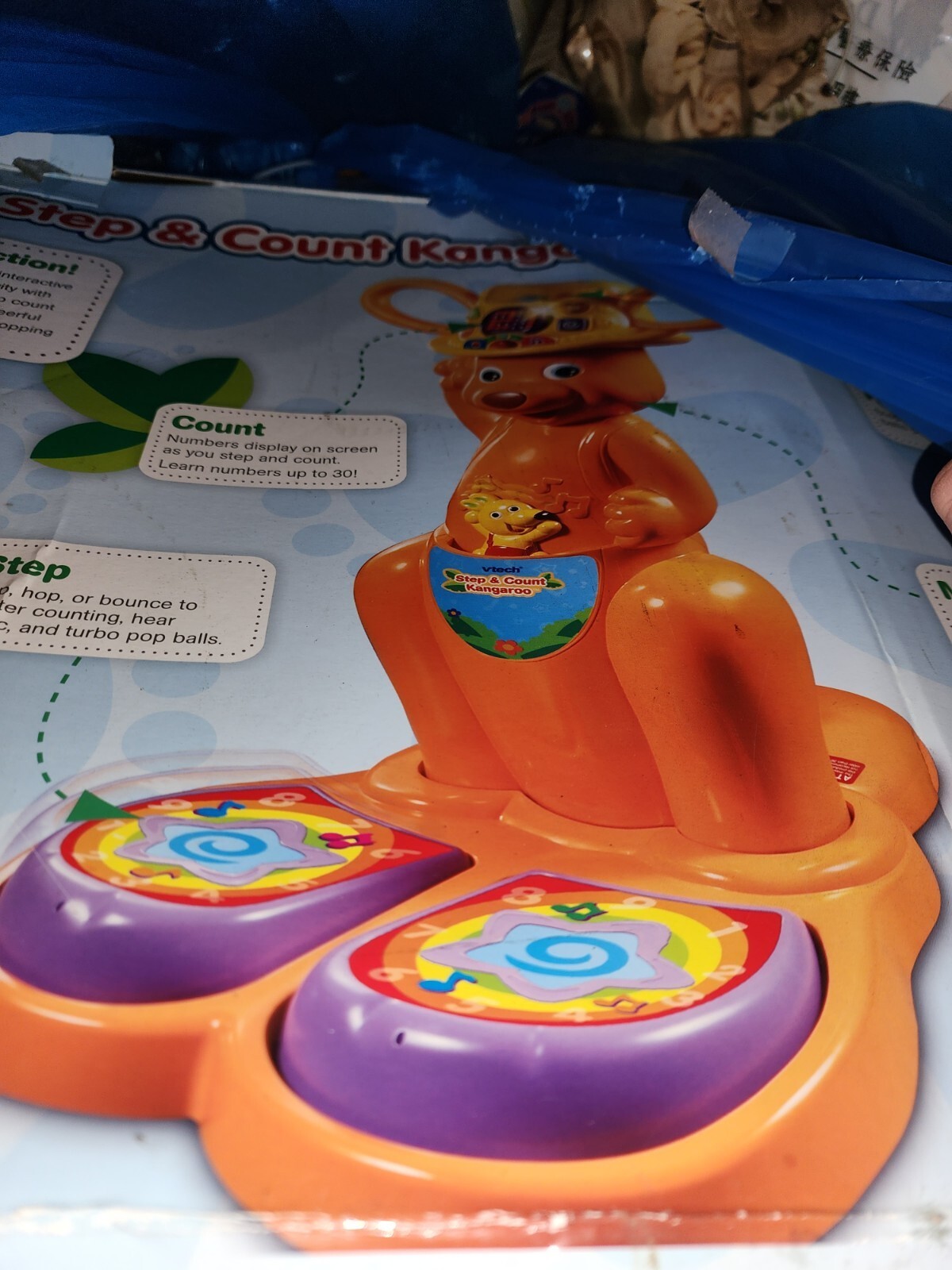 Rare VTech KANGAROO Step & Count Interactive Music Learning Excercise ...