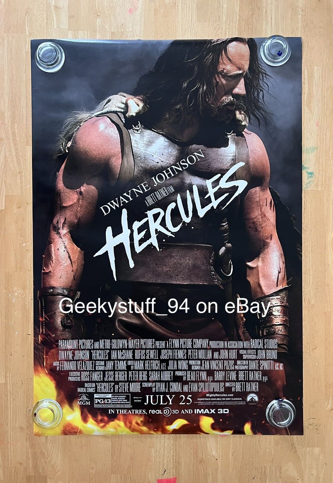 Hercules DS Theatrical Movie Poster 27x40 | eBay