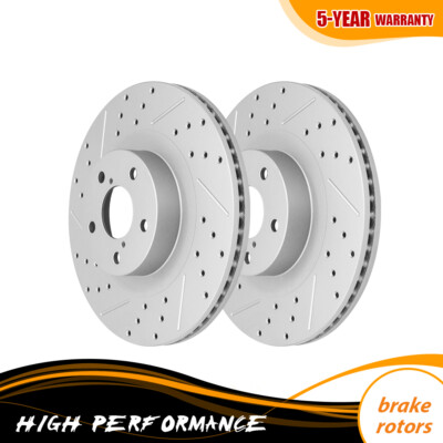 Front Drilled Brake Rotors for Subaru Outback Forester Legacy Baja ...