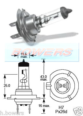 Ring R477 12V Volt 55W H7 Px26D Halogen Headlight Headlamp Bulb | eBay UK