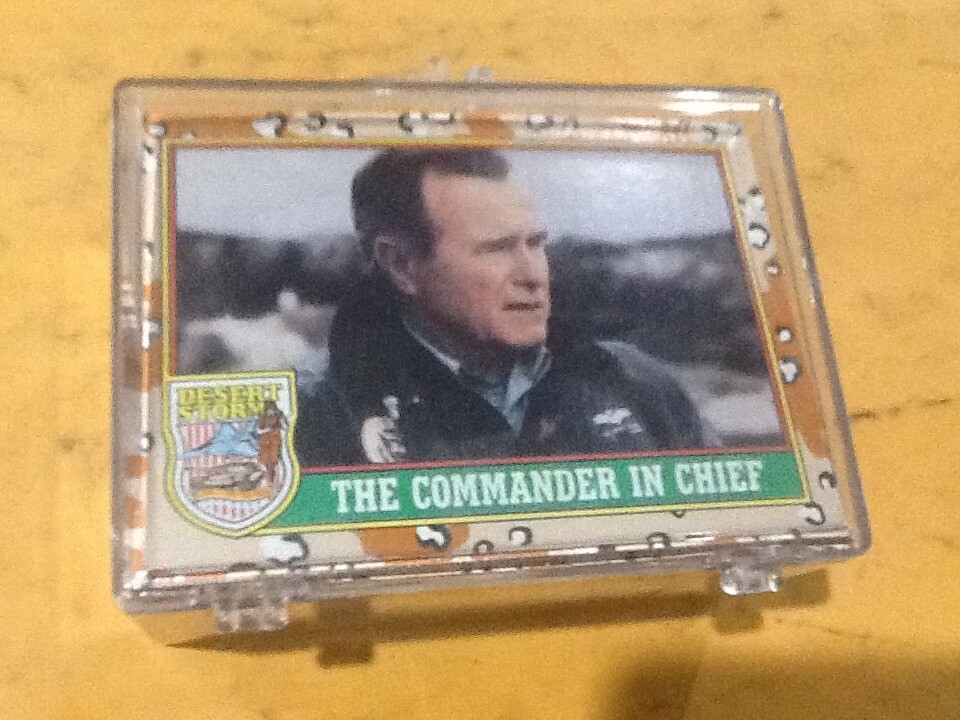 Topps 1991 Operation Desert Storm Trading Cards Complete Set #1-88 Bush ...