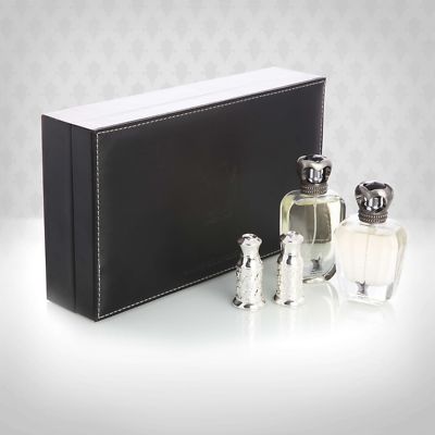 Arabian Oud Leather Box #2 (2 Perfumes 200ml +2 Pure Essence 12ml) NIB ...