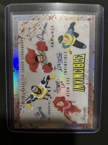 Keepsake Invincible Quad Blood Splatter Signagraph Card It’s A Omega ...