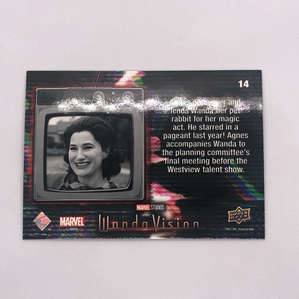 Kathryn Hahn WandaVision 2022 Marvel Base Card Red Scarlet #14 Used | eBay