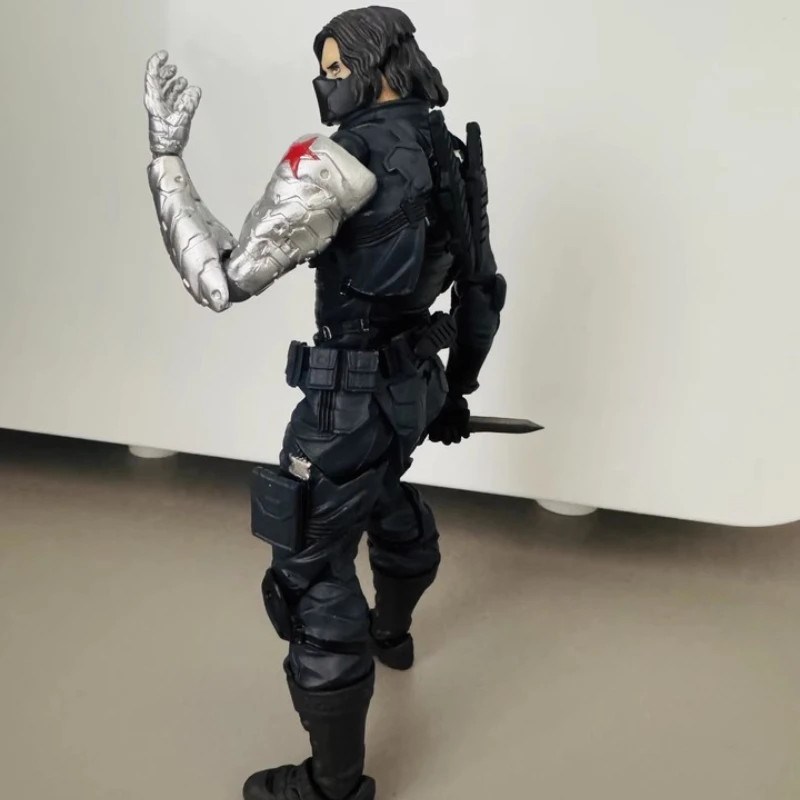 Kaiyodo Winter Soldier Revoltech Amazing Yamaguchi Bucky Barnes Action ...