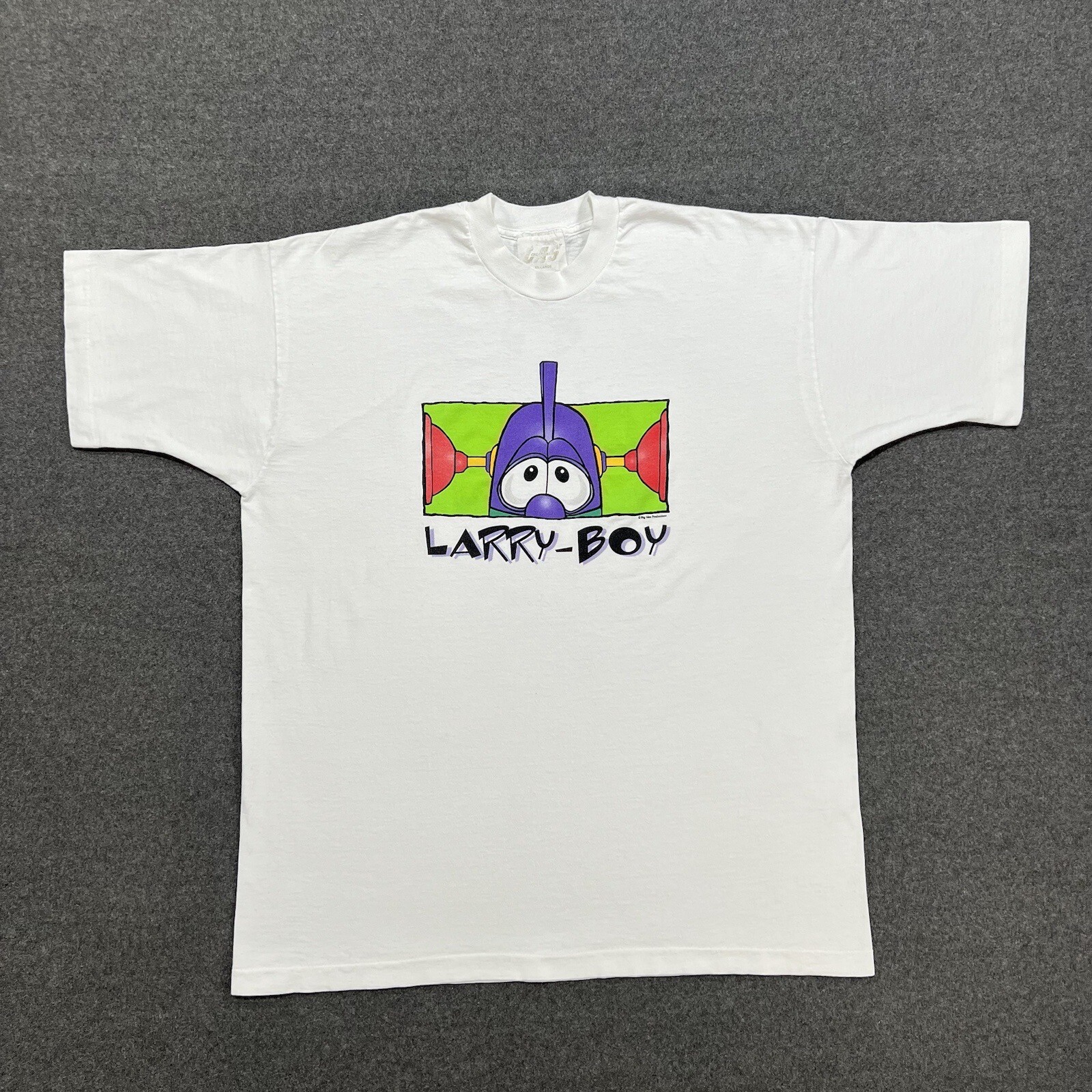 VTG VeggieTales Larry Boy: The Cartoon Adventures Shi… - Gem