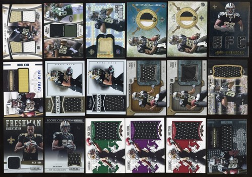 Nick Toon Topps/Panini Football 28 Card Relic Lot Various Sets/Years ...