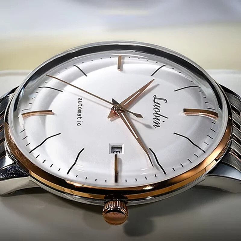 LUOBIN Mens Watch Luxury Automatic Watch For Men Minimalist Simple ...