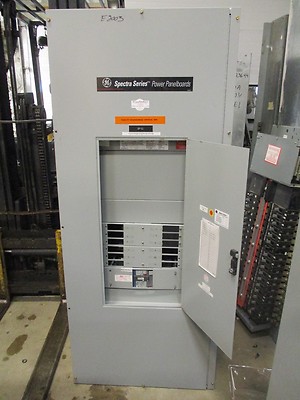 GE Spectra APN Series Panelboard SFHA36AT0250 MainBreaker 120/208V 3PH ...
