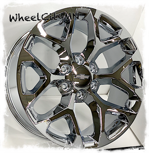20 inch Snowflake chrome OE replica wheels fits Chevy Express Van 1500 ...