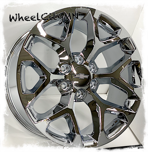 22 inch Snowflake chrome OE replica wheels fits Chevy Express Van 1500 ...