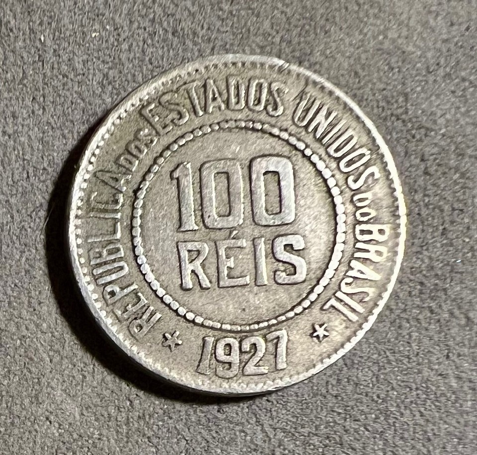 1927 Brazil 100 Reis Coin | eBay