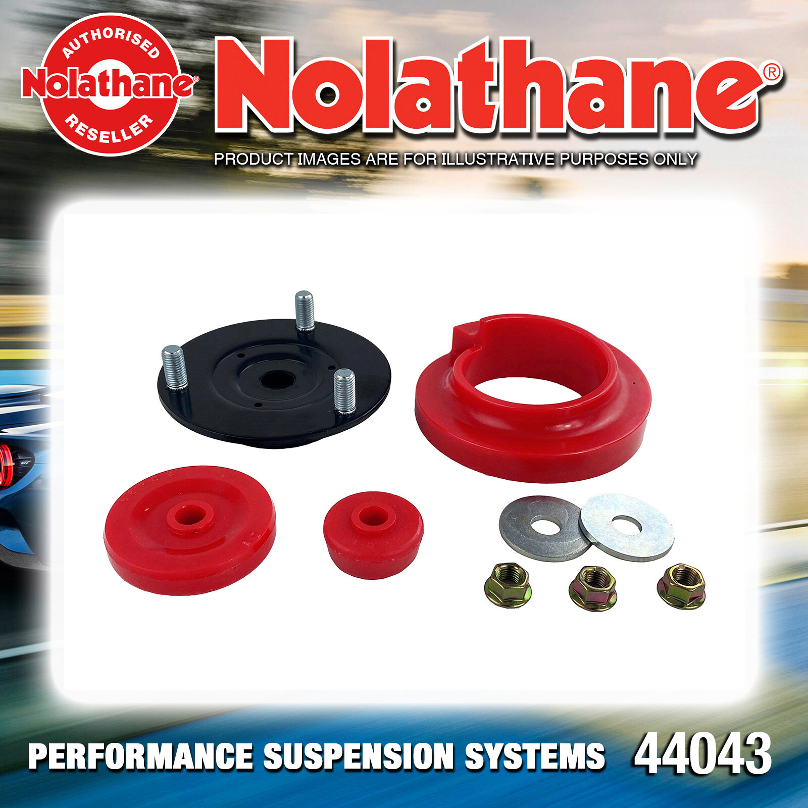 Nolathane Front Strut Mount Complete for Isuzu Mu-X RF 2013-2021 Kits ...