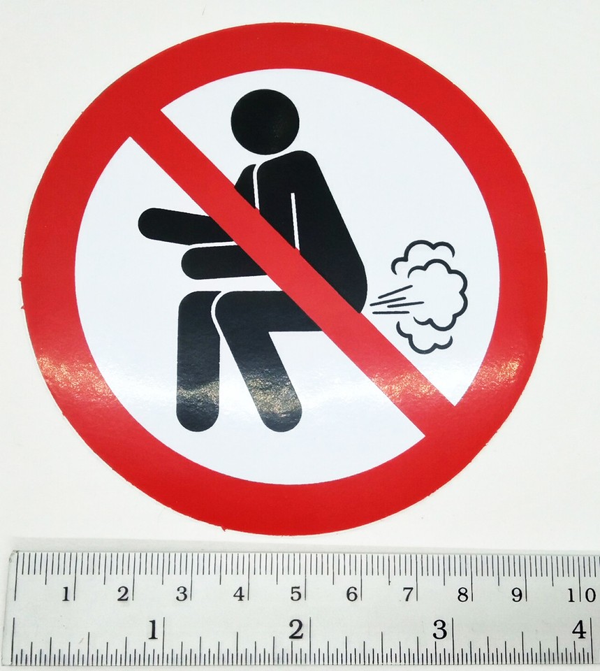 Do Not Forbidden Sticker Funny Label Joke Prohibition & Warning Funny ...