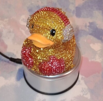 New custom winter fun bling bling ducks | eBay