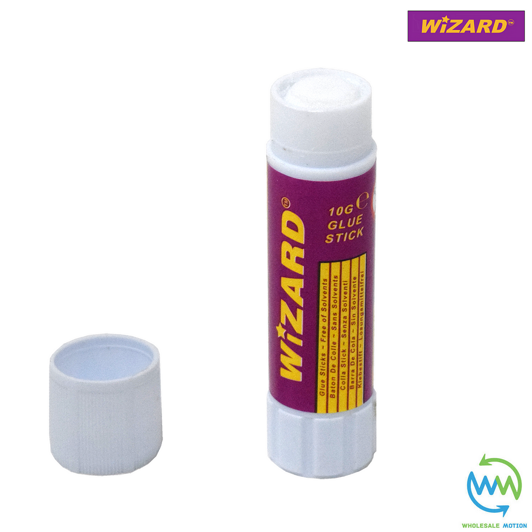 WIZARD 40g Glue STICKS Washable NON-TOXIC Office SCHOOL Home Pack STICK ...