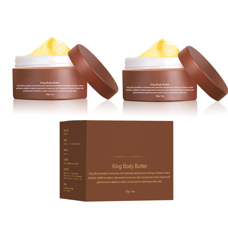 3X Crowned Skin Body Butter for Men, Crowned Organic Cologne Body ...