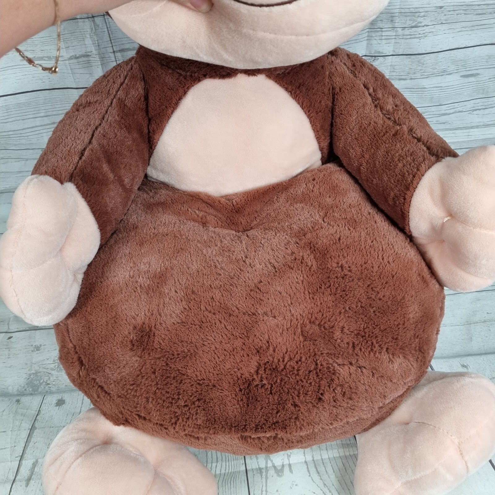 Goffa Plush Seat Monkey Stuffed Toy Brown Approx. 23 in | eBay