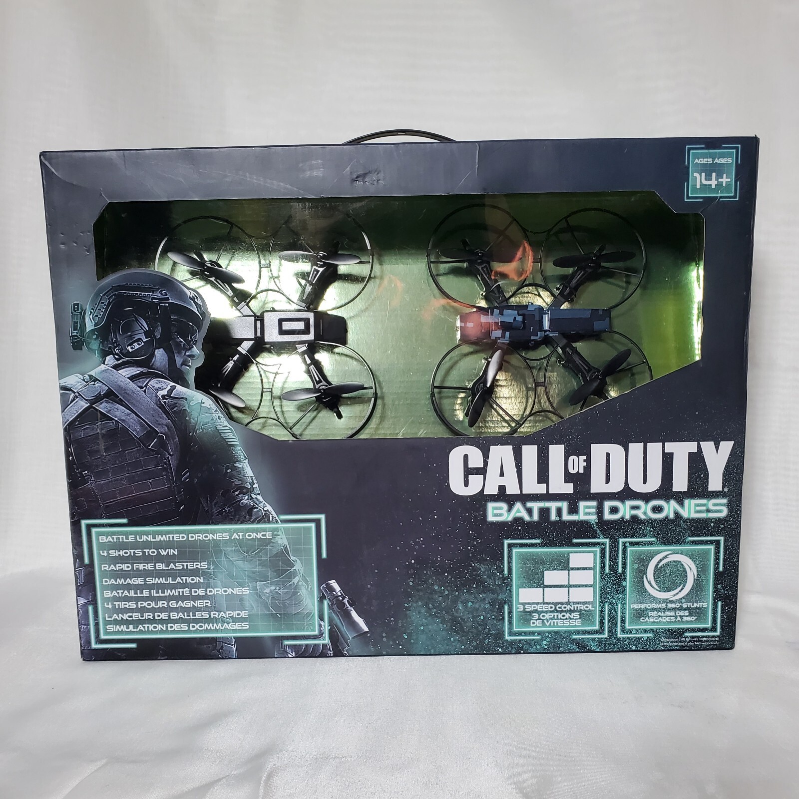 Call of Duty Two Battle Drones RC Rechargeable Quadcopter with 2 Remote ...