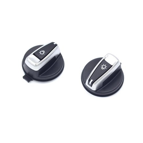 1x Black Headlight Switch Rotary Button For BMW 3 Series E84 E90 X1 ...