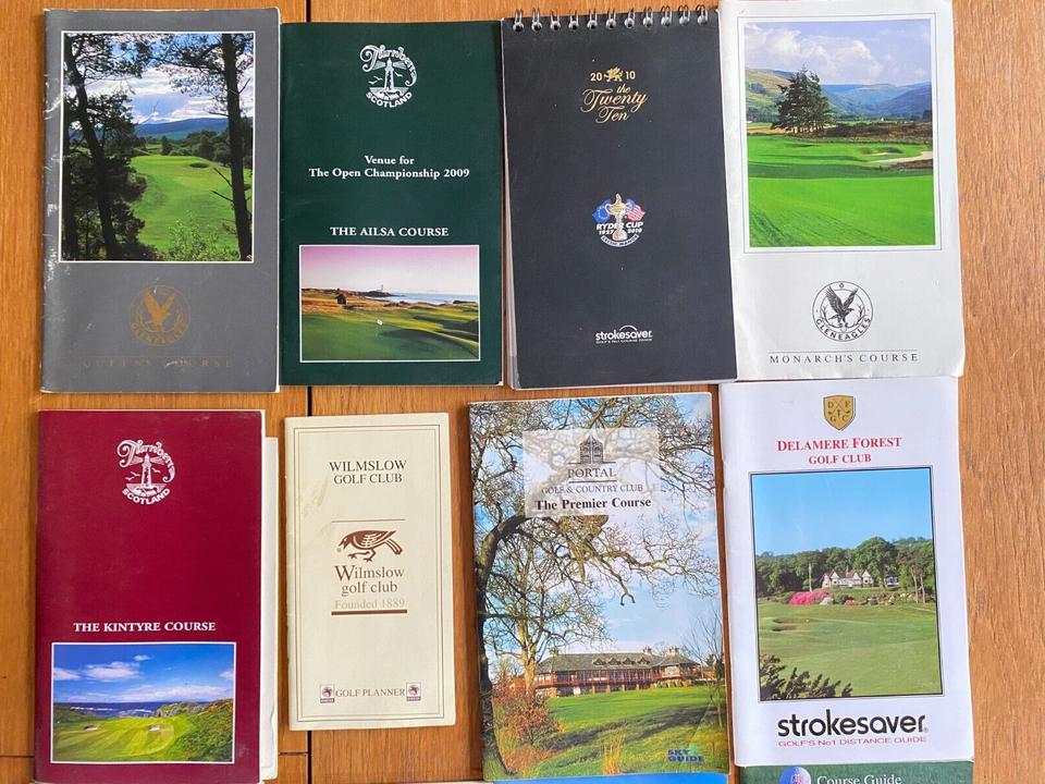 GOLF 16 Strokesaver Course Guides & Yardage Booklets LOT 1 | eBay UK