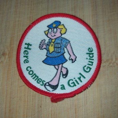 UK Girlguiding Here Comes A Girl Guide Blanket Badge | eBay UK