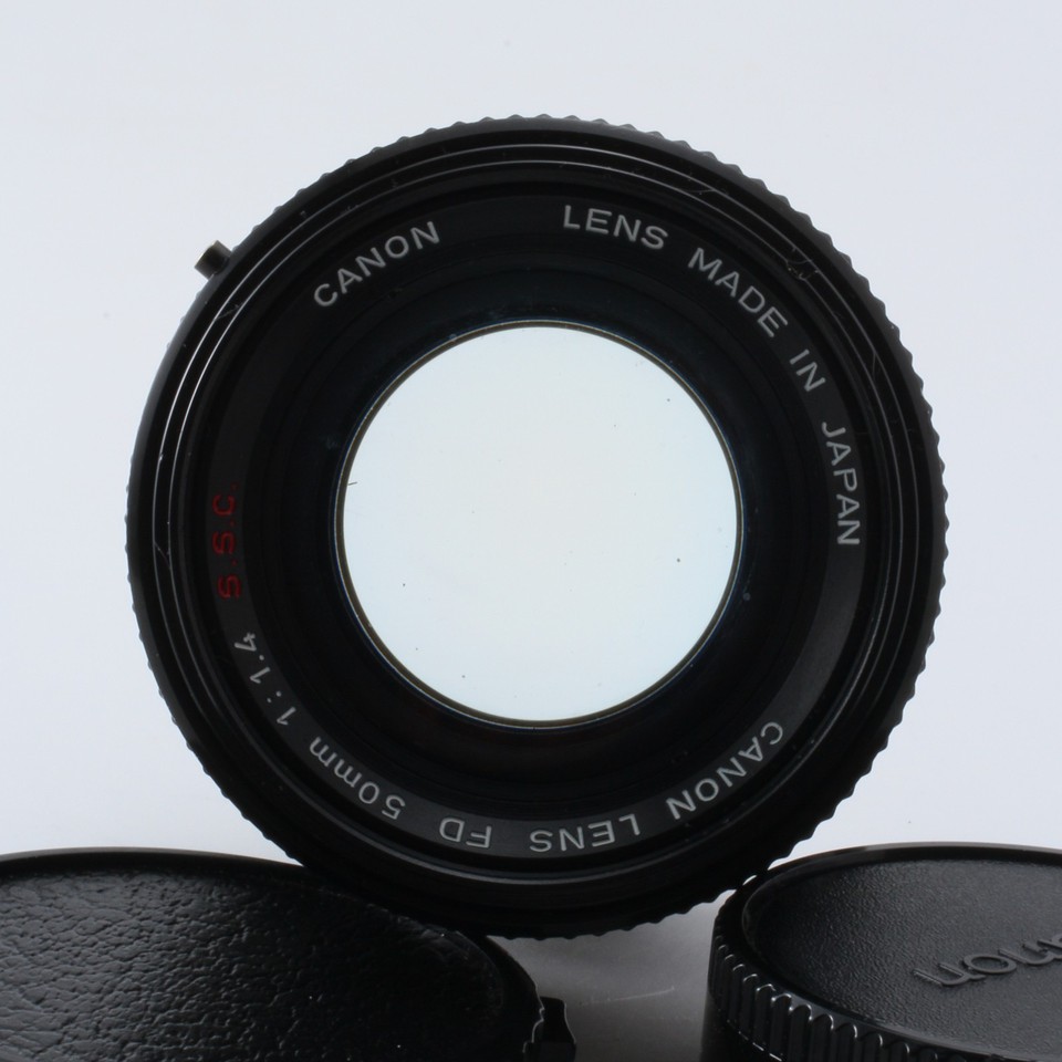 【Near Mint】Canon FD 50mm f/1.4 S.S.C MF Lens for FD Mount Refurbished ...