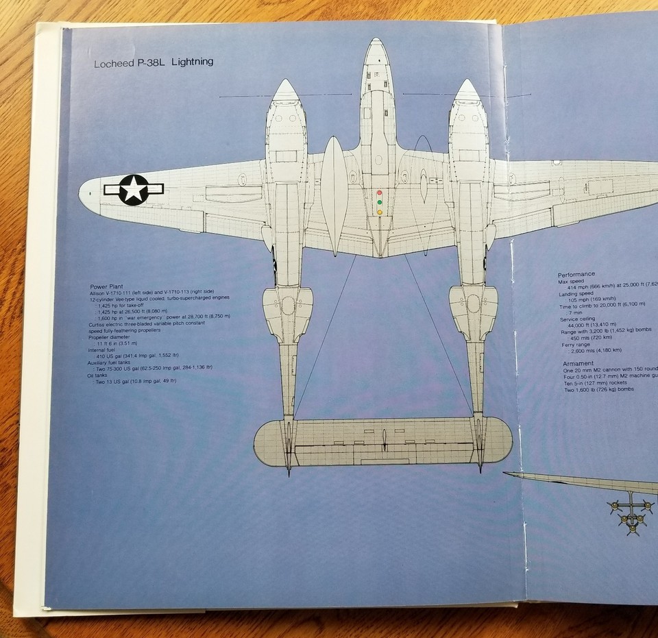 P-38 Lightning, by Jeffrey Ethell/Illustrations by Rikyu Watanabe 1st ...