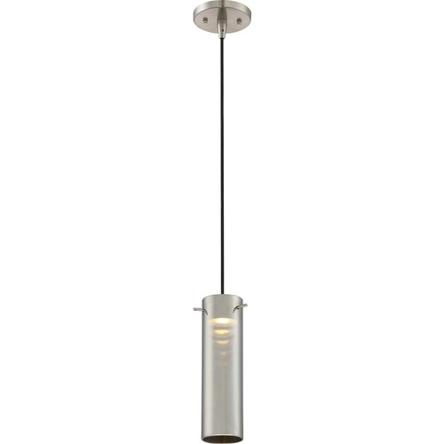 Nuvo Lighting 62/954 Pulse LED 3 inch Brushed Nickel Mini Pendant ...