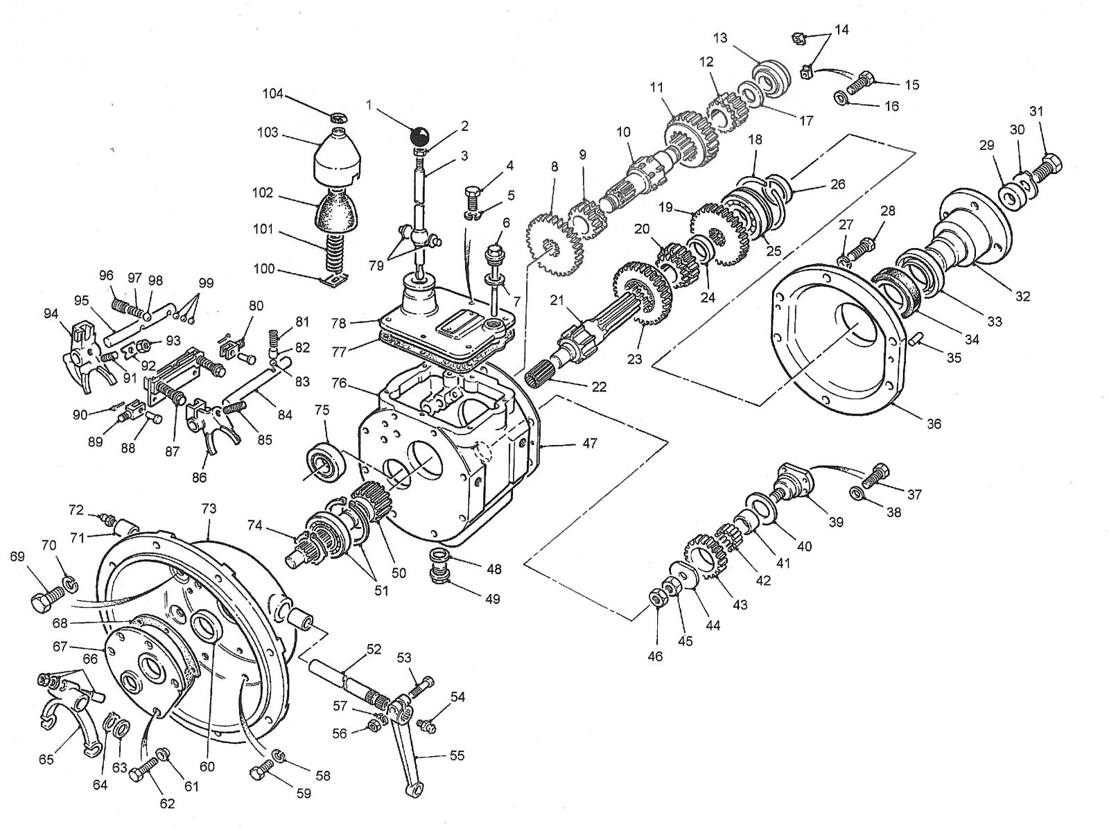 Gear Lever Plate Dumper 40M 85M Gearbox Spare Part Newage 40M245 | eBay