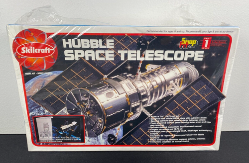 Vtg 1995 Skilcraft Hubble Space Telescope 1/72 Snap-Tite Model Kit READ ...