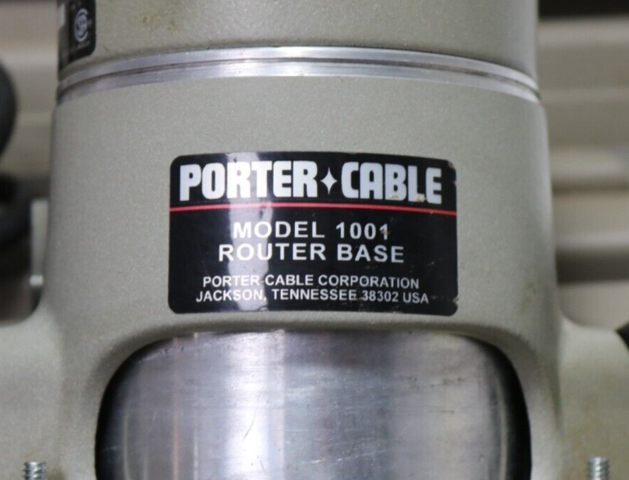 Porter Cable Router 6902 Heavy Duty Motor, 1001 & 6931 Bases w/Case ...
