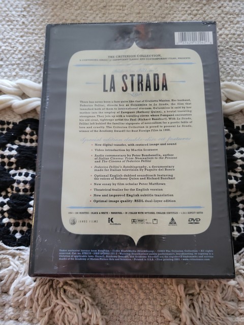 La Strada (Criterion Collection) (DVD, 1954) for sale online | eBay