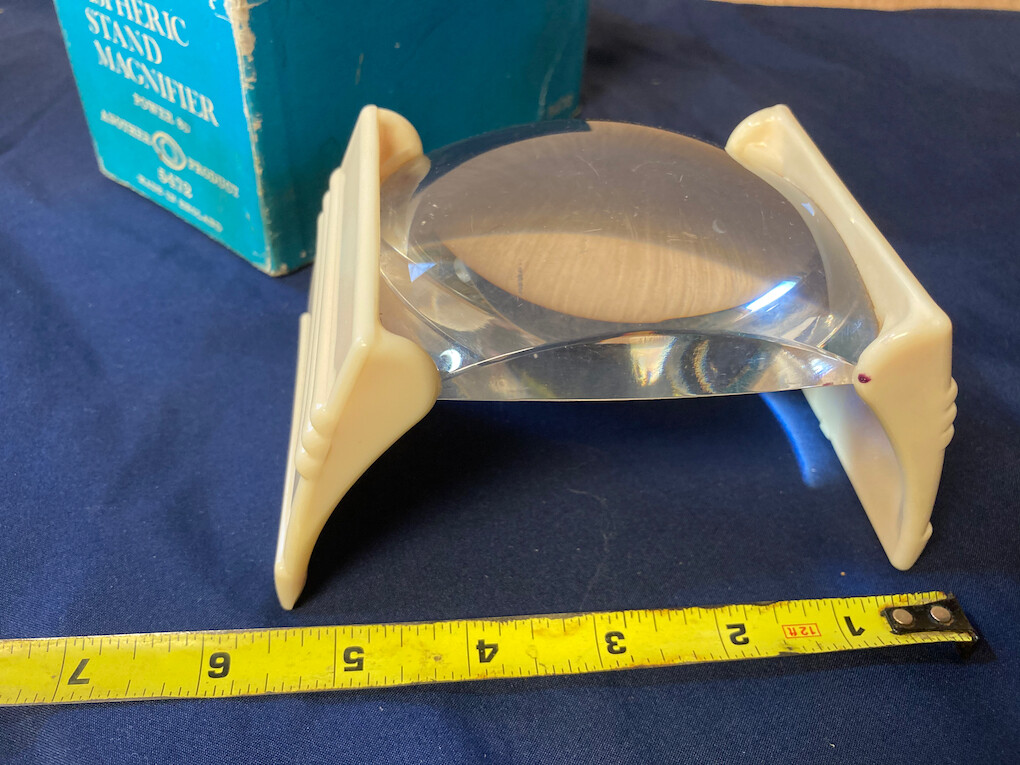 VINTAGE - Aspheric Stand Magnifier Magnifying Glass Model 5472 - Made ...