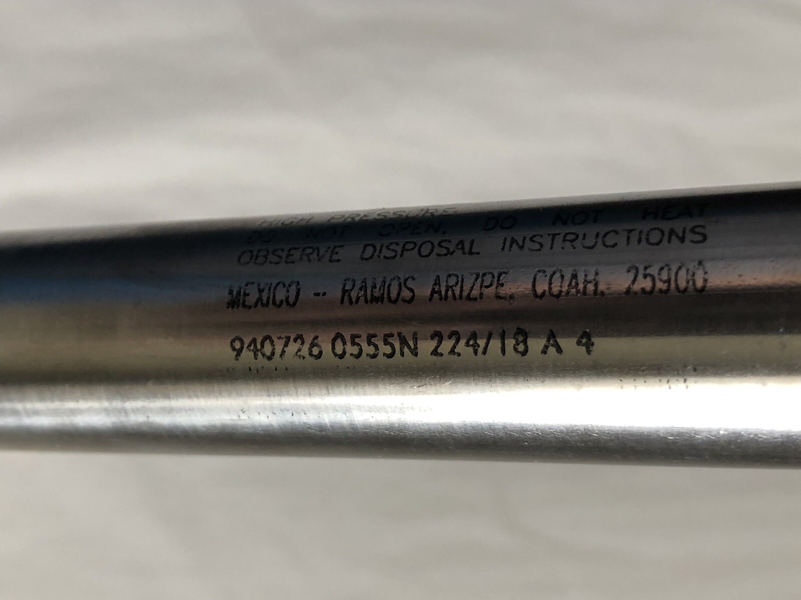 STABILUS INOX Stainless Gas Shock Spring 940726, 0550N | eBay