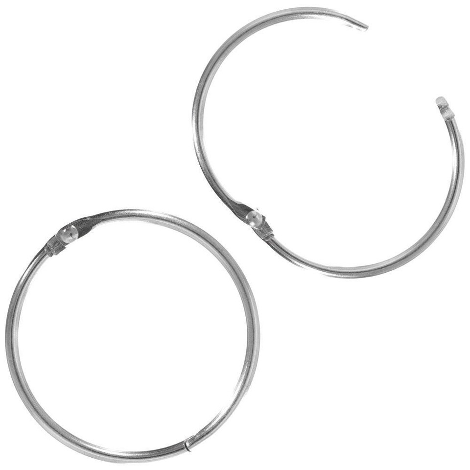 Split Snap Rings Great for DIY Photo Albums and Book Calendars - 2-inch ...